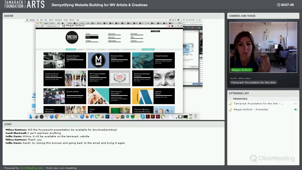 Demystifying Website Building for WV Artists and Creatives Demystifying Website Building for WV Artists and Creatives