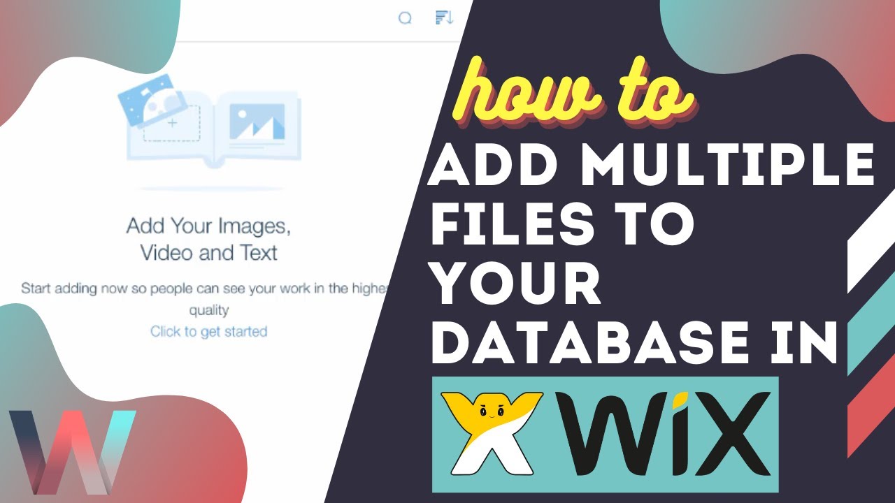 How To Add Multiple Files To Your Database In Wix Wix Training Tutorial 2020
