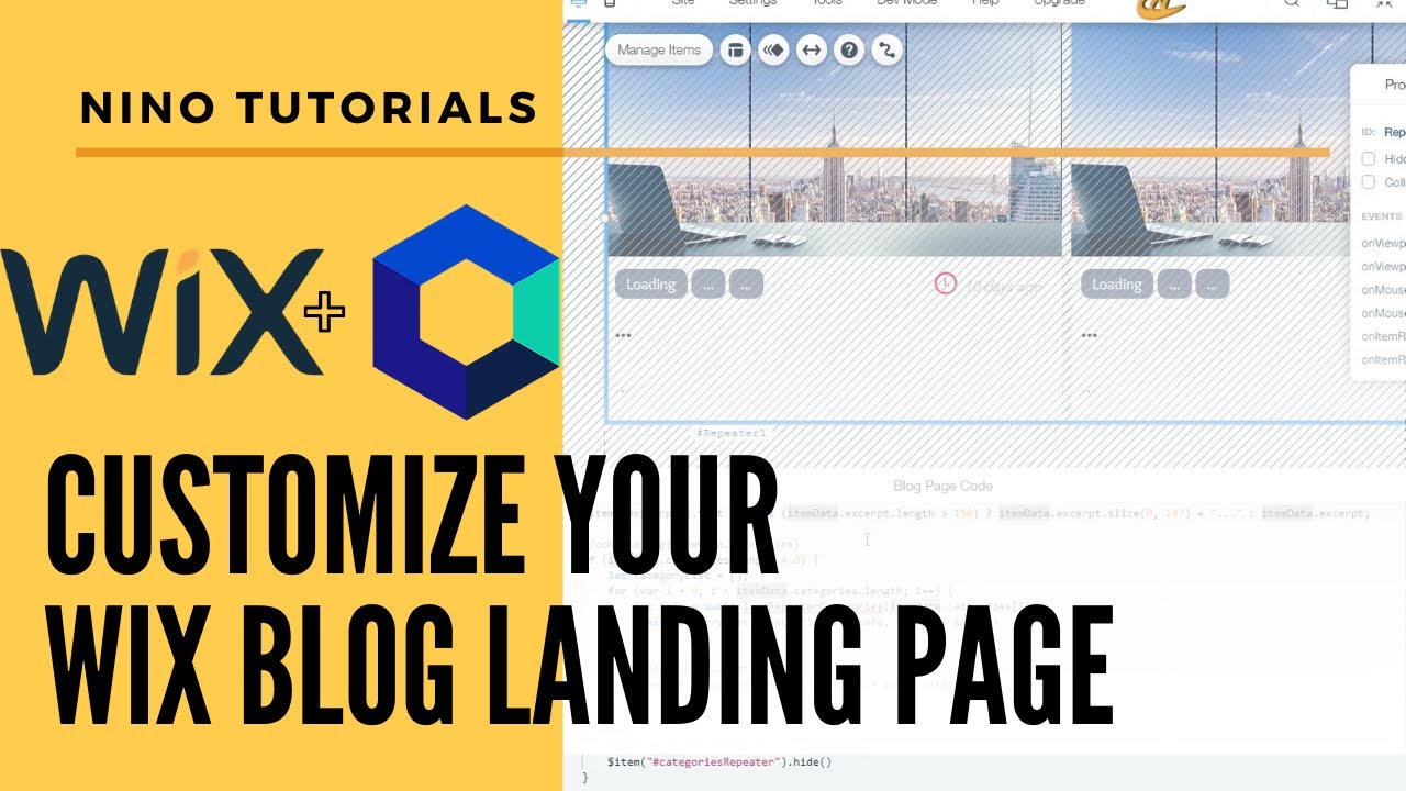 Customizing Your Feed On Wix Blog Using Corvid Wix Code Tutorial Wix Tutorial 2020