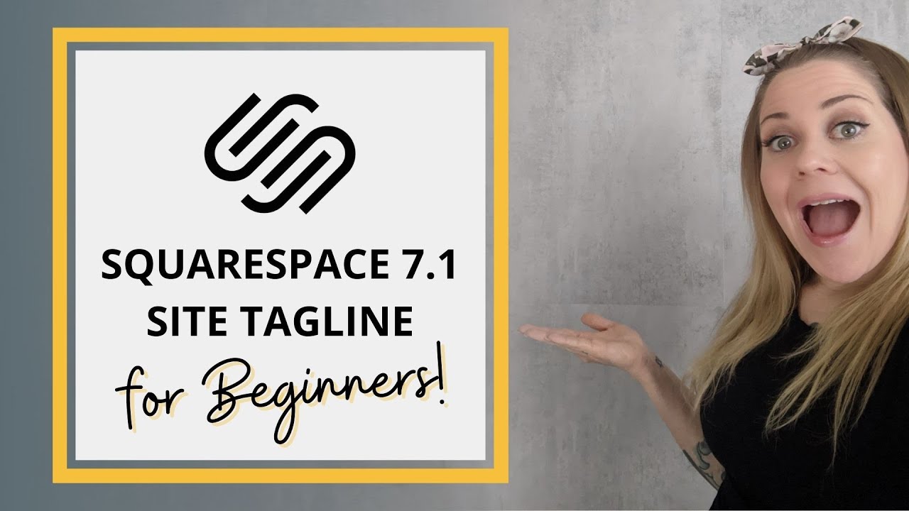 How To Add A Tagline To Squarespace 71 Squarespace Css Tutorial