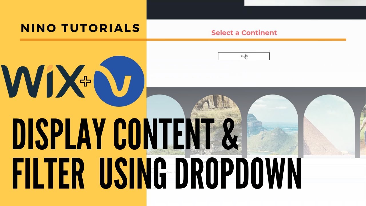 Display Database Content And Filter Wix Repeater Using Dropdown Items Wix Tutorial 2022 Velo Code