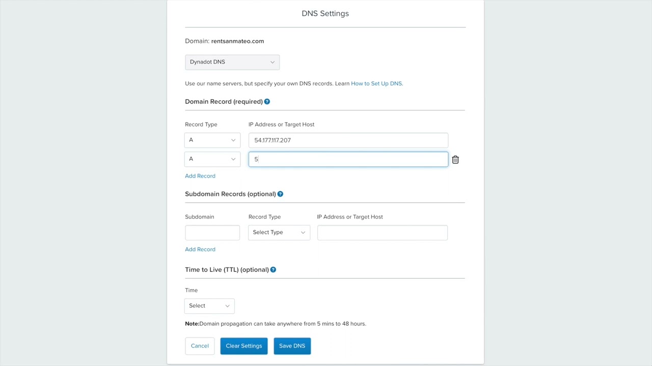 How To Connect Your Dynadot Domain With Your Website Builder Using Dns