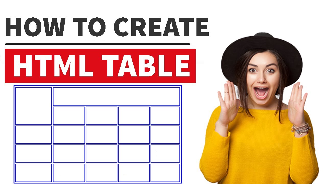 🔥how To Create Html Table Table Tr Th Td 🏆 Practical Example Tutorial