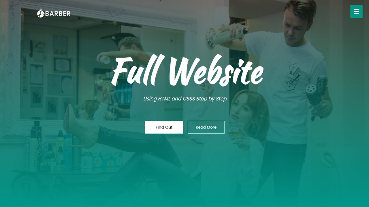 How To Make Website Using Html Css Crete Full Website Step By Step Tutorial